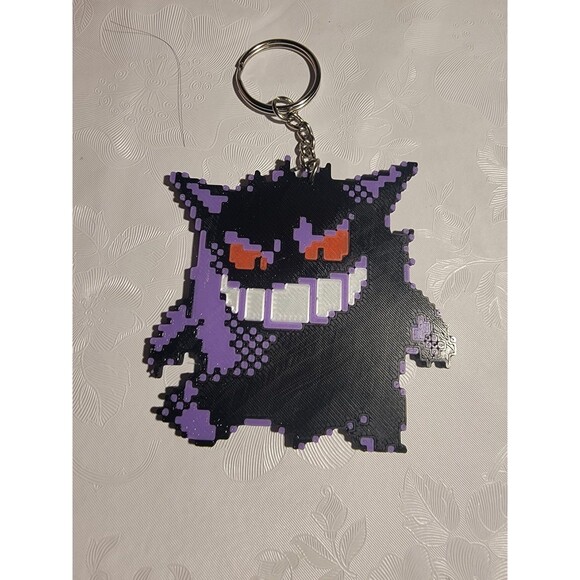 Pokemon | Other | Retro 8bit Pokemon Keychains Gengar | Poshmark